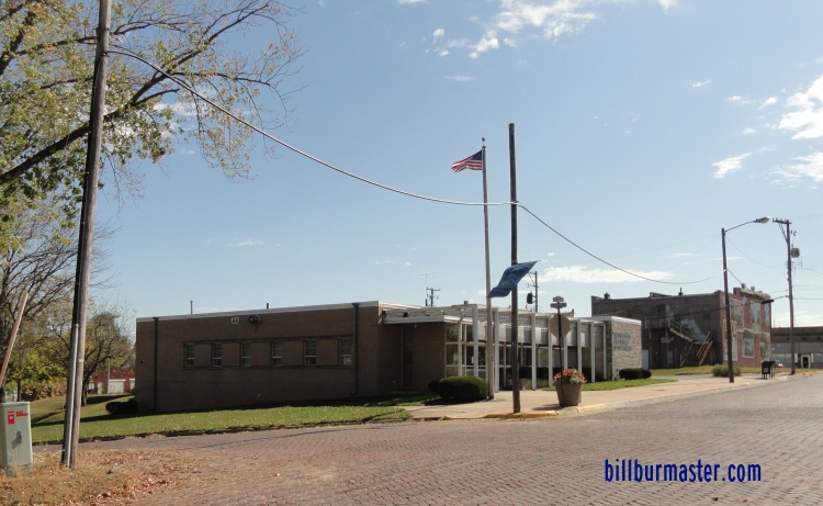 Looking at the Bedford Post Office. (October, 2011)