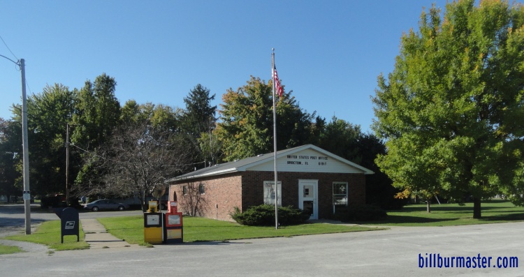 Looking at the Brocton Post Office. (September, 2011)