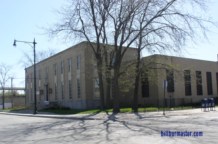 Looking at the post office on 63rd Street. (April, 2010)