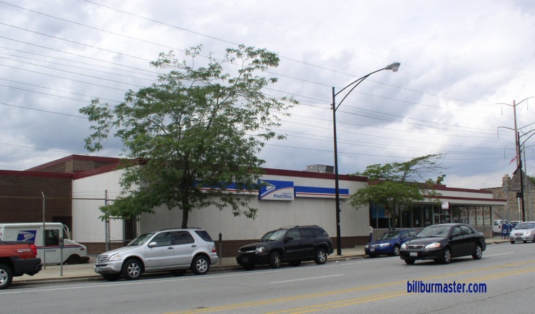 Looking at the post office on South Chicago Ave. (July, 2009)