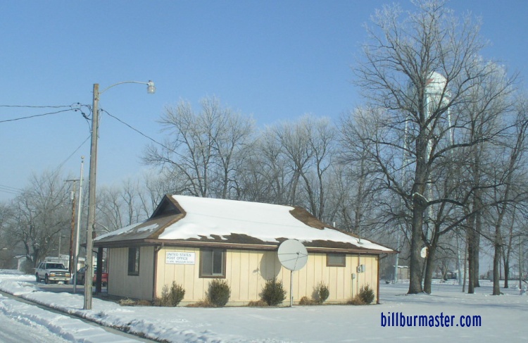 Looking at the Clark Post Office. (February, 2010)