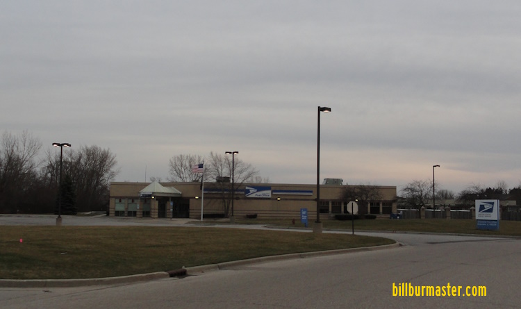 Looking at the Grayslake Post Office. (March, 2024)