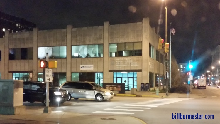 Looking at the Indianapolis Post Office-Circle City Station. (November ...