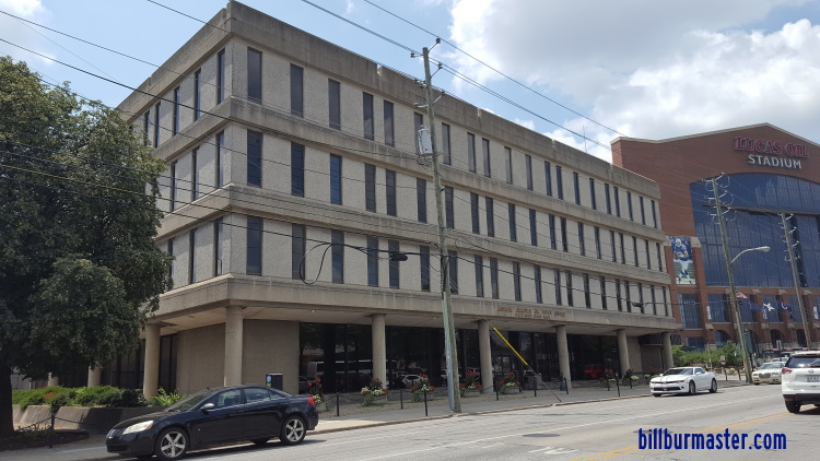 Looking at the Indianapolis Post Office-South Street. (July, 2019)