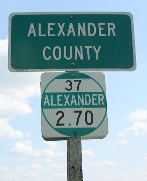Illinois State Route 37, Alexander County