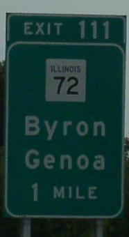 Illinois State Route 72, Ogle County
