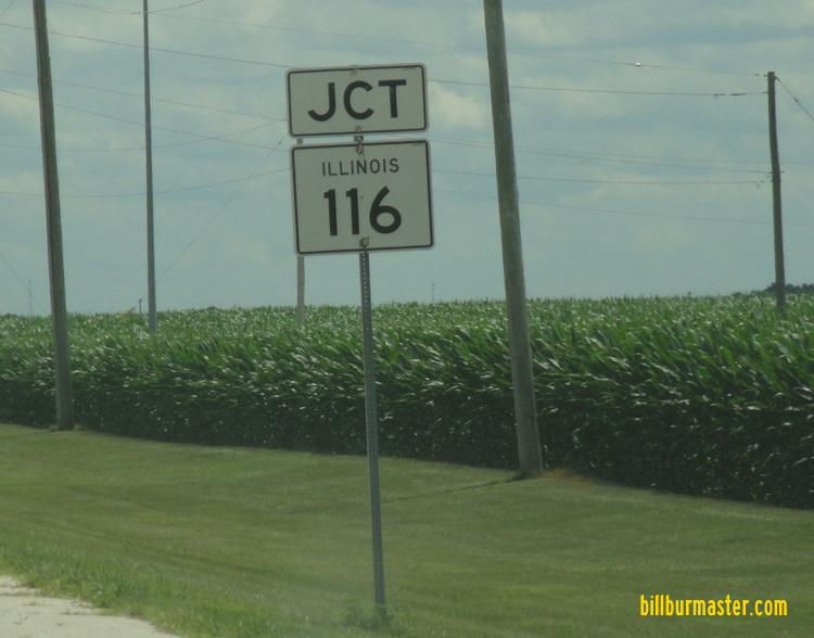 Illinois State Route 116, Woodford County