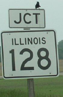 Illinois State Route 128, Shelby County