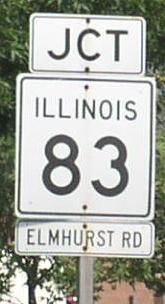 Illinois State Route 83, Northern Cook County
