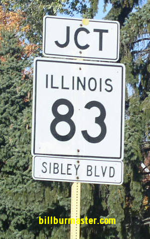 Illinois State Route 83, Southern Cook County