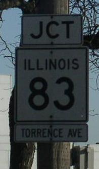 Illinois State Route 83, Southern Cook County