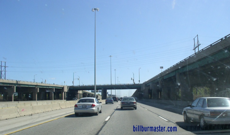 NB I-55 near Central Ave. in Chicago.