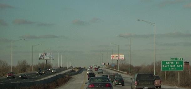NB I-57 near the Calumet River.