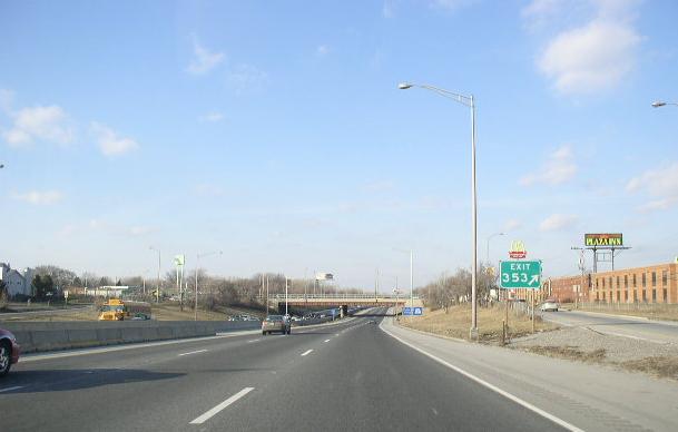 NB I-57 at 127th Street.