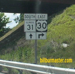 U.S. Federal Route 30; Kane County, Illinois