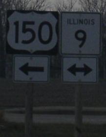 U.S. Federal Route 150; Mc Lean County, Illinois