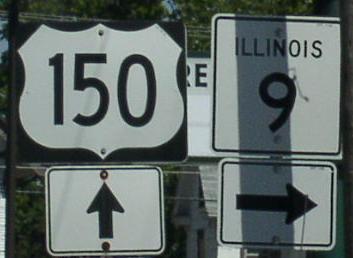 U.S. Federal Route 150; Mc Lean County, Illinois