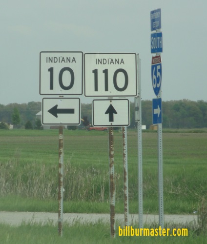 Indiana State Route 10, Jasper County