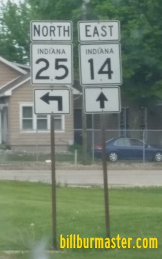 Indiana State Route 25, Fulton County