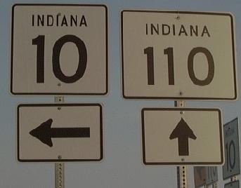 Indiana State Route 10, Jasper County