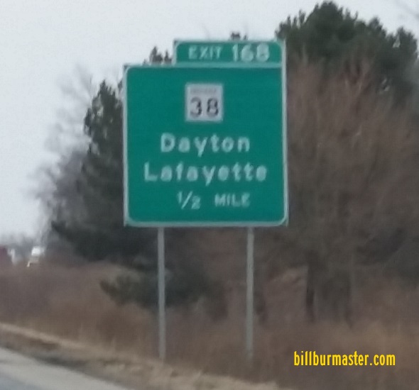 Indiana State Route 38, Tippecanoe County