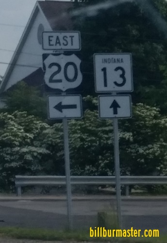 Indiana State Route 13, Elkhart County