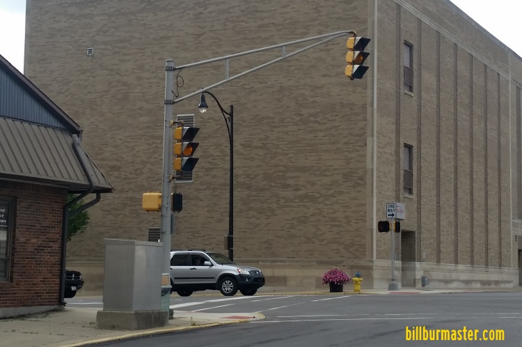 A traffic signal Logansport, Indiana. (May, 2018)