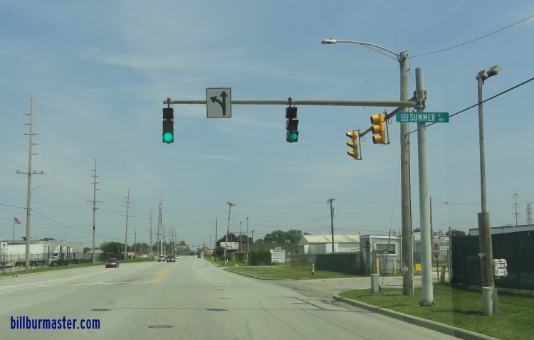 A traffic signal Hammond, Indiana. (July, 2021)