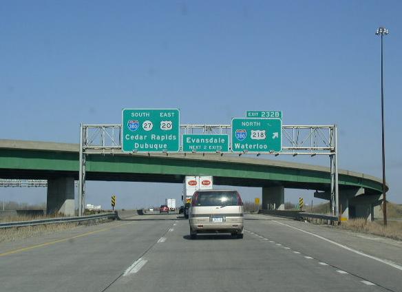 U.S. Federal Route 20; Black Hawk County, Iowa
