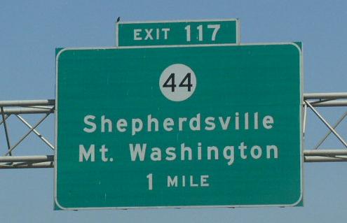 Kentucky State Route 44, Bullitt County