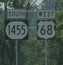 U.S. Federal Route 68; Nicholas County, Kentucky
