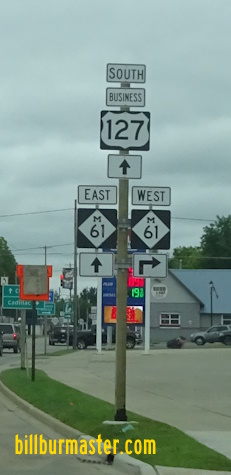 Michigan State Route 61, Clare County