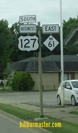 Michigan State Route 61, Clare County