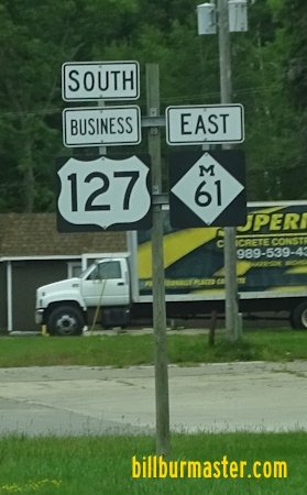 Michigan State Route 61, Clare County