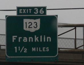 Ohio State Route 123, Warren County