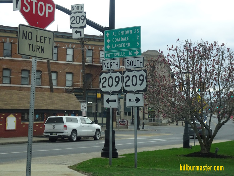 U.S. Federal Route 209; Schuylkill County, Pennsylvania