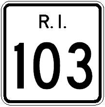 Rhode Island State Route 103, Providence County