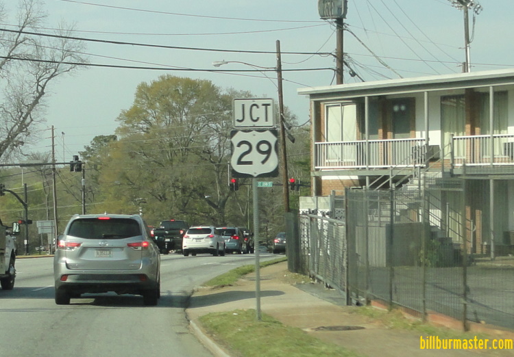 U.S. Federal Route 29; Spartanburg County, South Carolina