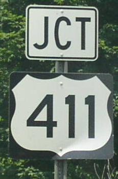 U.S. Federal Route 411; Blount County, Tennessee