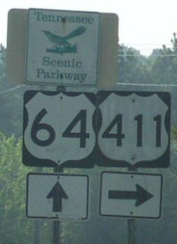 U.S. Federal Route 411; Polk County, Tennessee