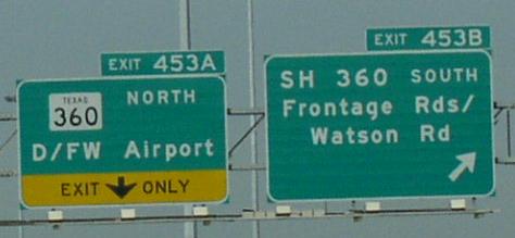 Texas State Route 360, Tarrant County