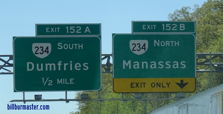 Virginia State Route 234, Prince William County-City of Manassas